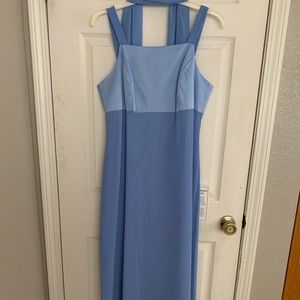 Chadwicks | Dresses | Nwt Chadwick Periwinkle Long Dress With Wrap ...